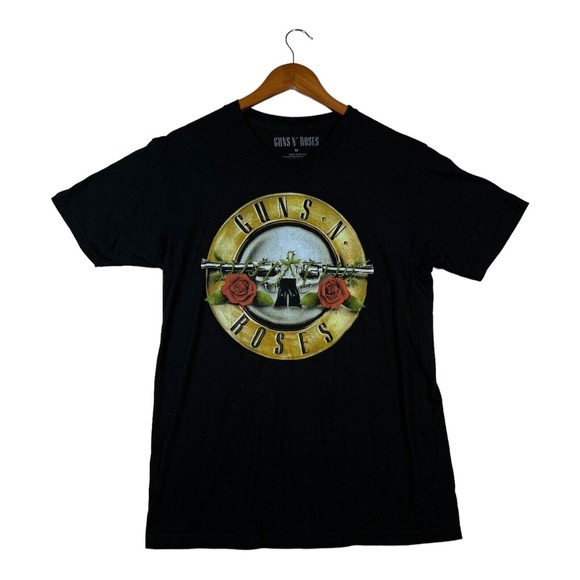 Guns N' Roses | Shirts | Guns N Roses Medium Bullet Roses Logo Rock ...